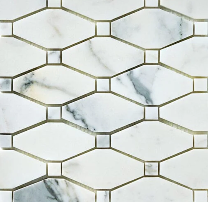 Calacatta Gold Marble Octave Mosaic – Socaltiles